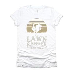 Lawn Ranger Grass Mower Funny Landscaping Tshirt, Landscape Gardener ...