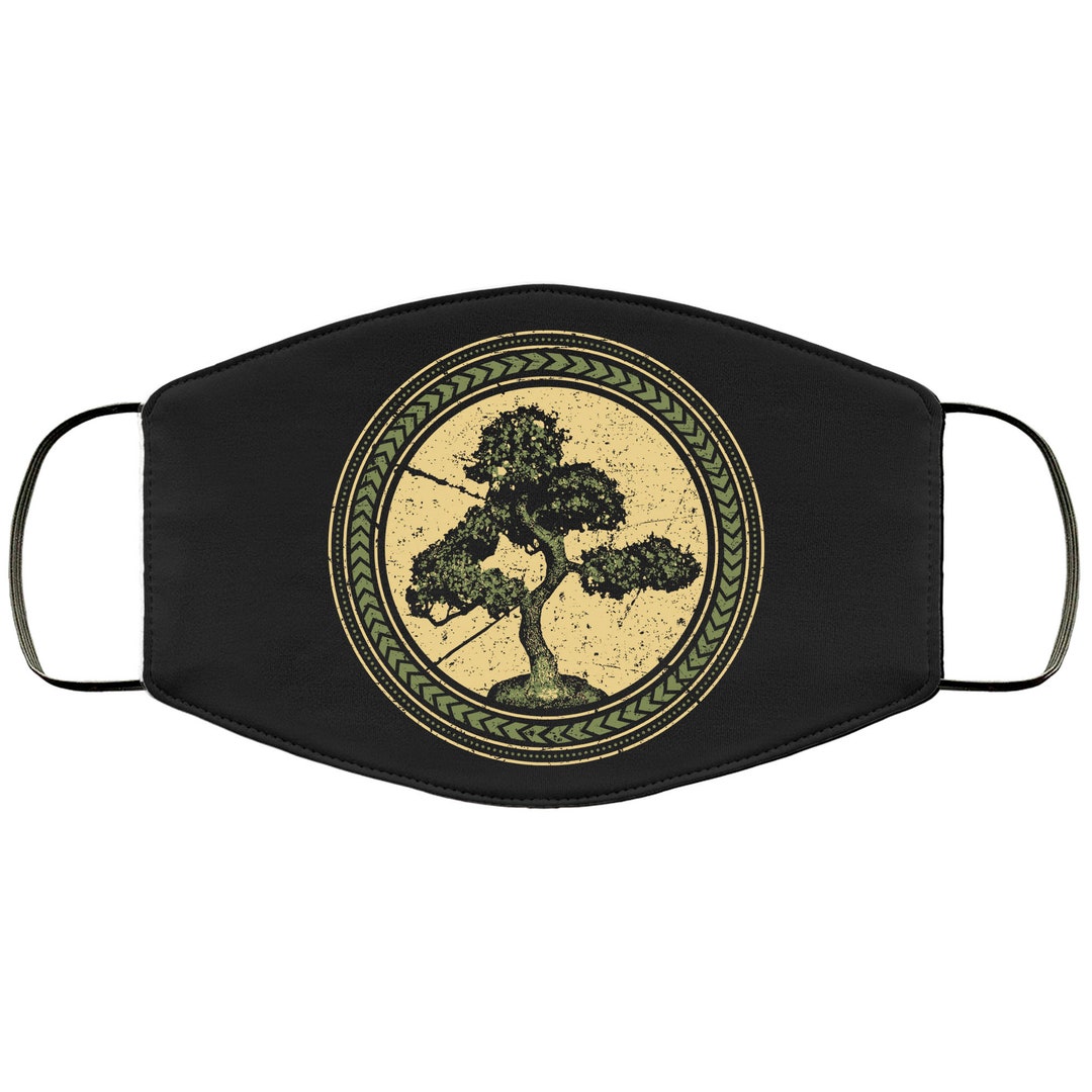 Bonsai Tree Face Mask Adult & Kids Mask Nature Lover Gardener Plant Mom ...