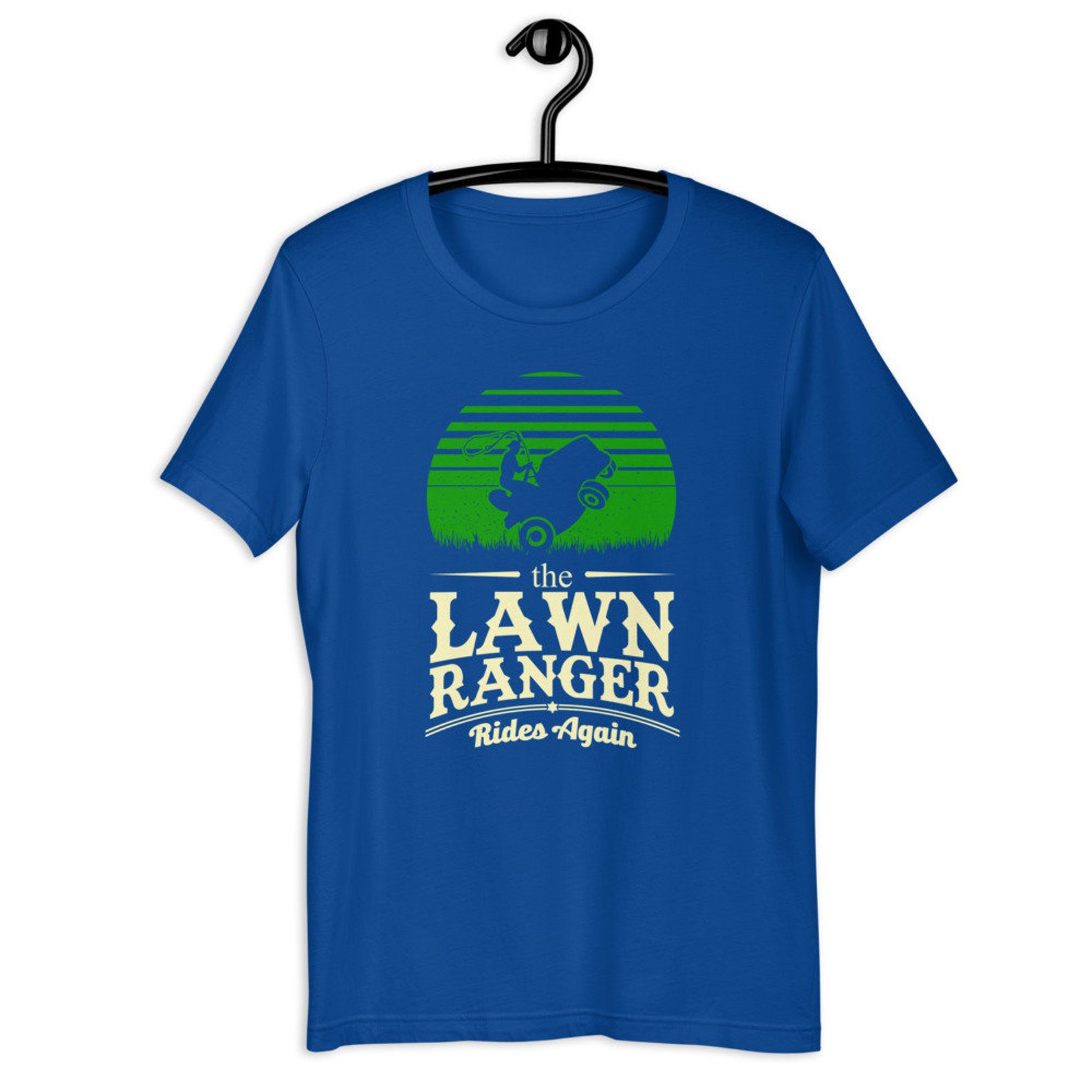 Lawn Ranger Grass Mower Funny Landscaping Tshirt, Landscape Gardener ...