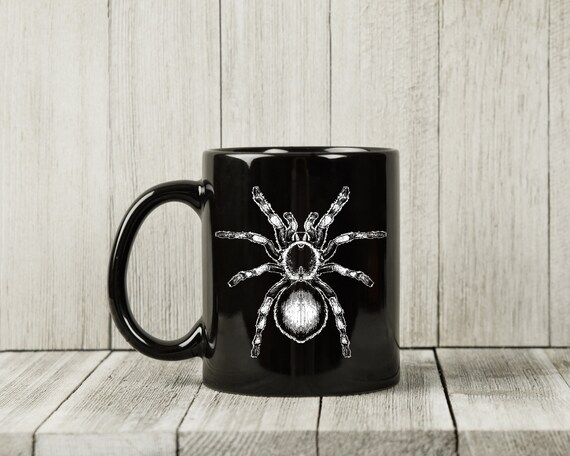 Tarantula Spider Mug / Scary Spiders Personalized Coffee Mug / | Etsy