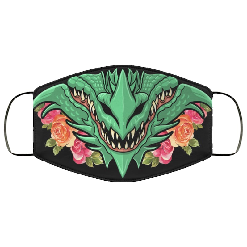 Dragon Face Mask - Etsy