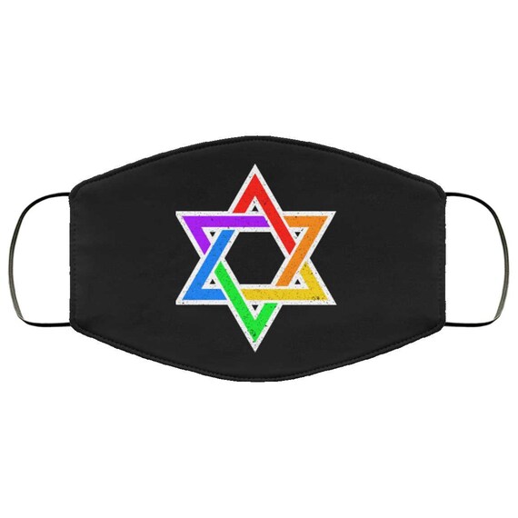 Star of David Jewish Face Mask Adult & Kids Mask Hanukkah Face | Etsy