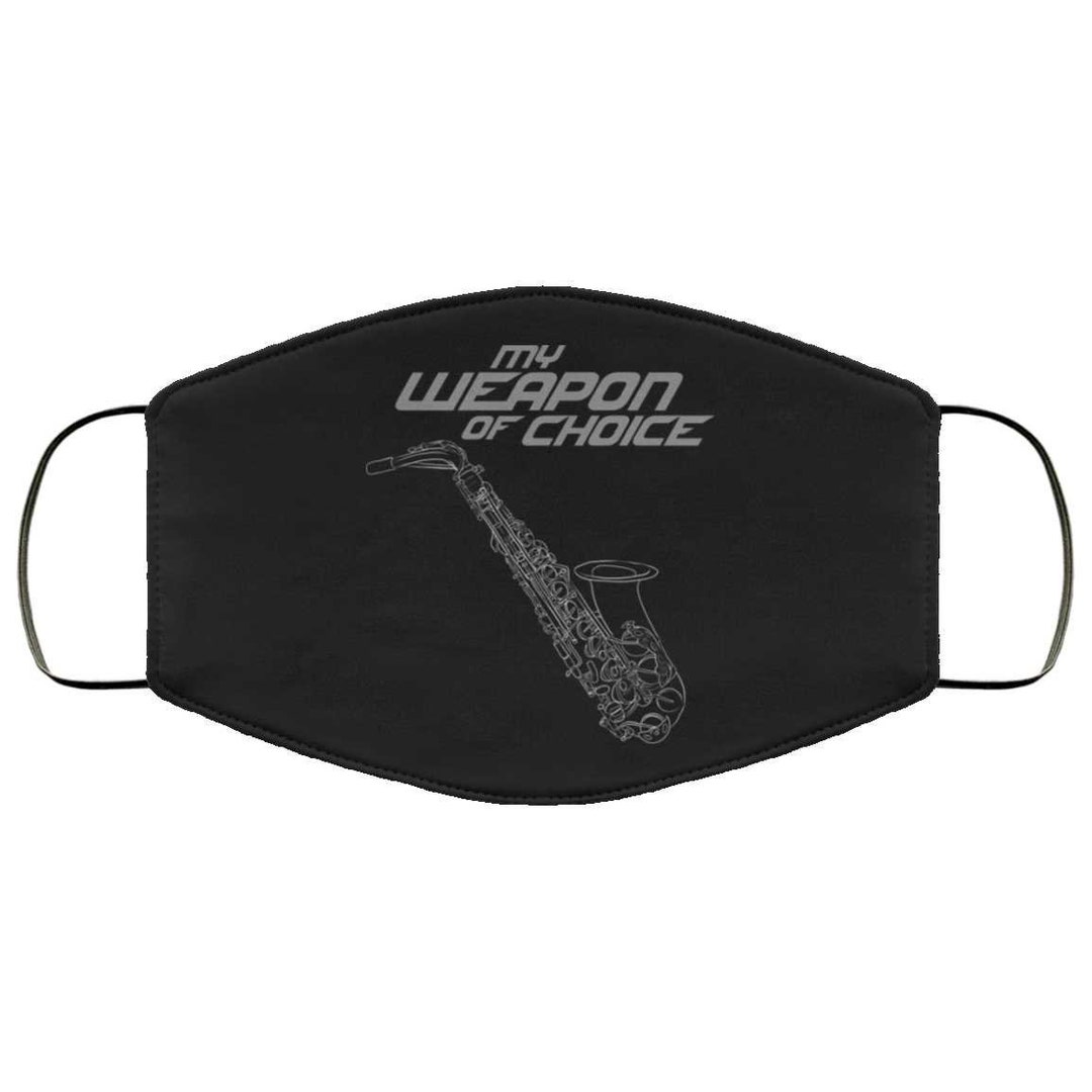 Weapon of Choice Saxophone Face Mask Adult & Kids Mask Sax - Etsy UK