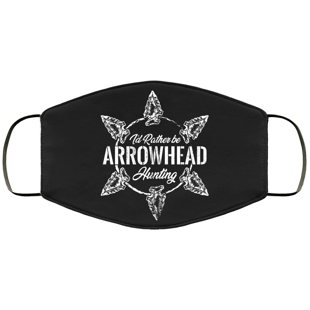 Arrowhead Face Mask Adult & Kids Mask Relic Hunting Artifact Hunter ...