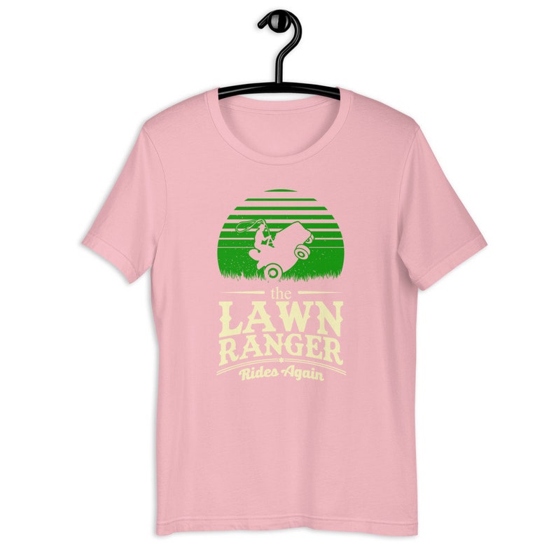 Lawn Ranger Grass Mower Funny Landscaping Tshirt, Landscape Gardener ...