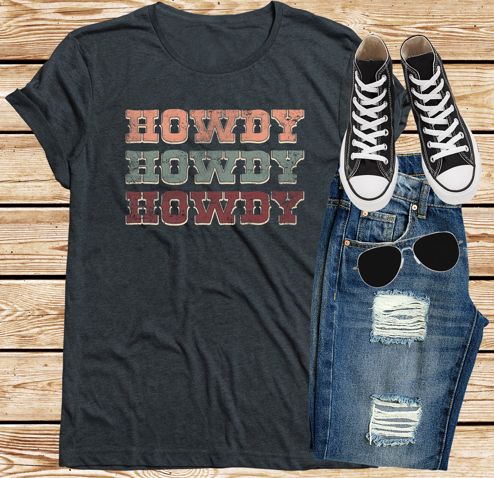 Howdy Howdy Howdy Shirt Cowboy Western Rodeo Southern Country | Etsy
