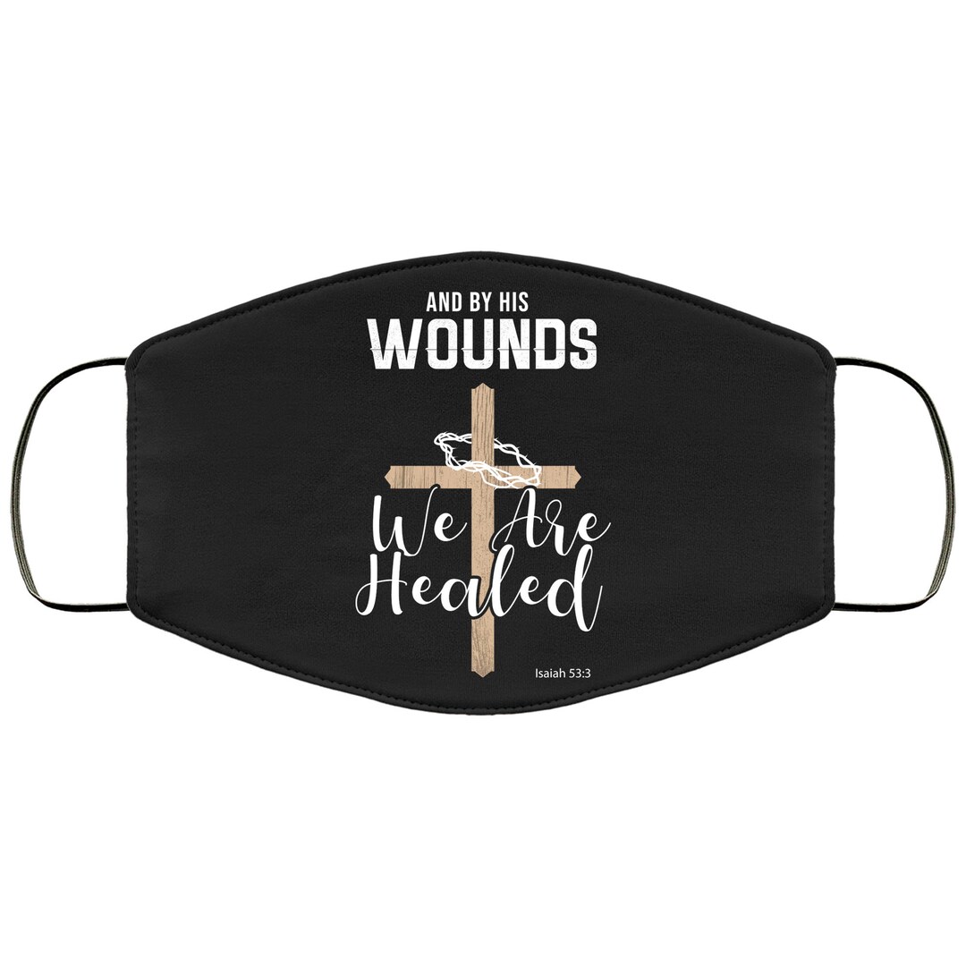Christian Face Mask Adult & Kids Mask Jesus Bible Verse - Etsy