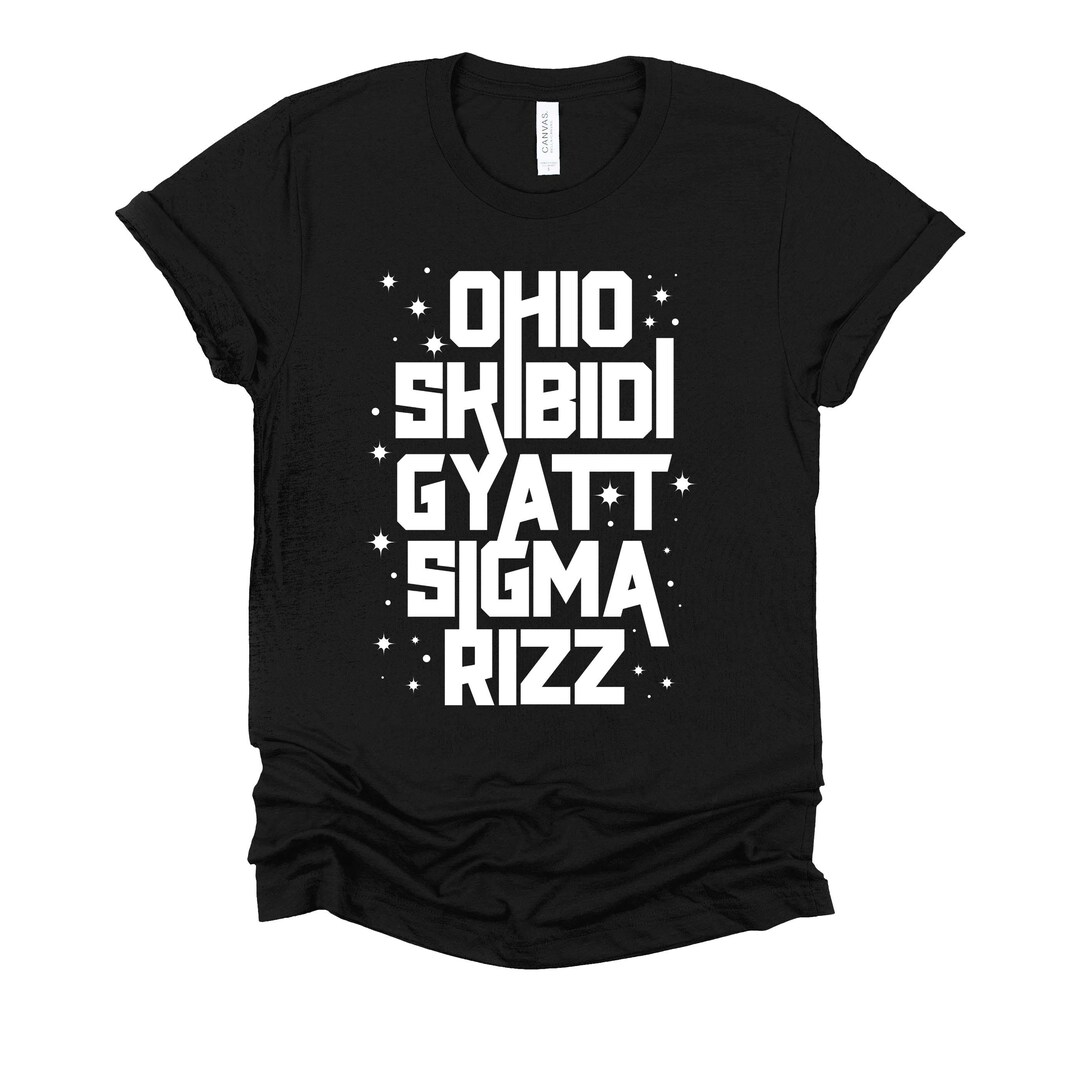 Funny Rizzler Shirt / Skibidi Rizz Gyatt Ohio Sigma / Brainrot Meme Tee ...