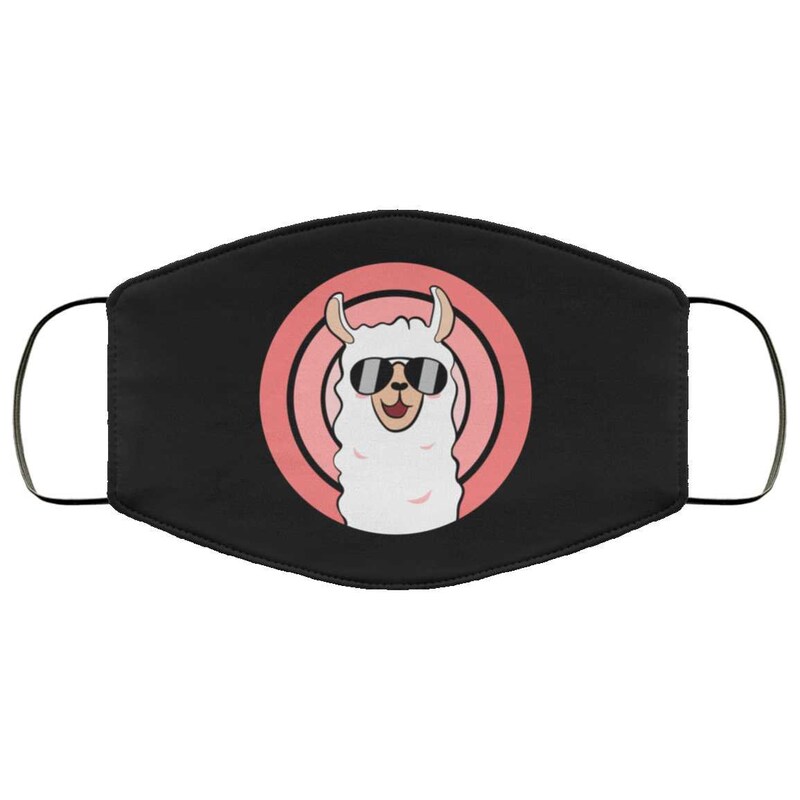Llama Face Mask - Etsy