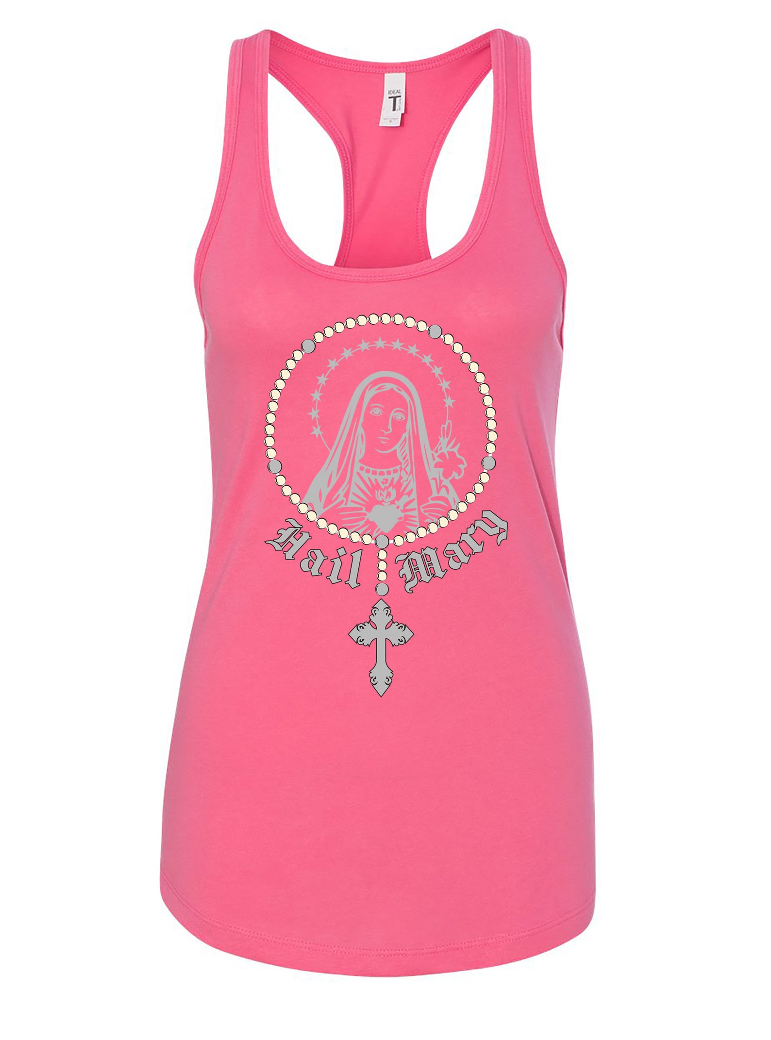 Womens Hail Mary Prayer Top, Virgin Mary Design, Spiritual Gifts ...