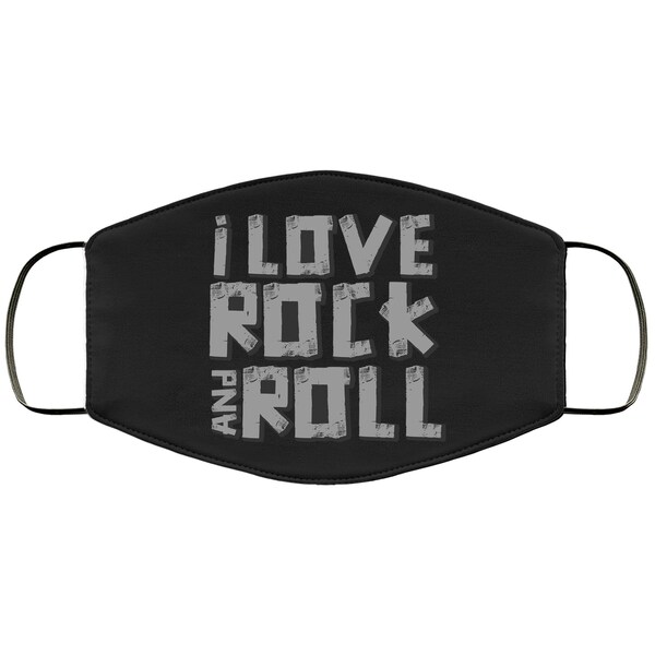 Rock and Roll Face Mask - Etsy