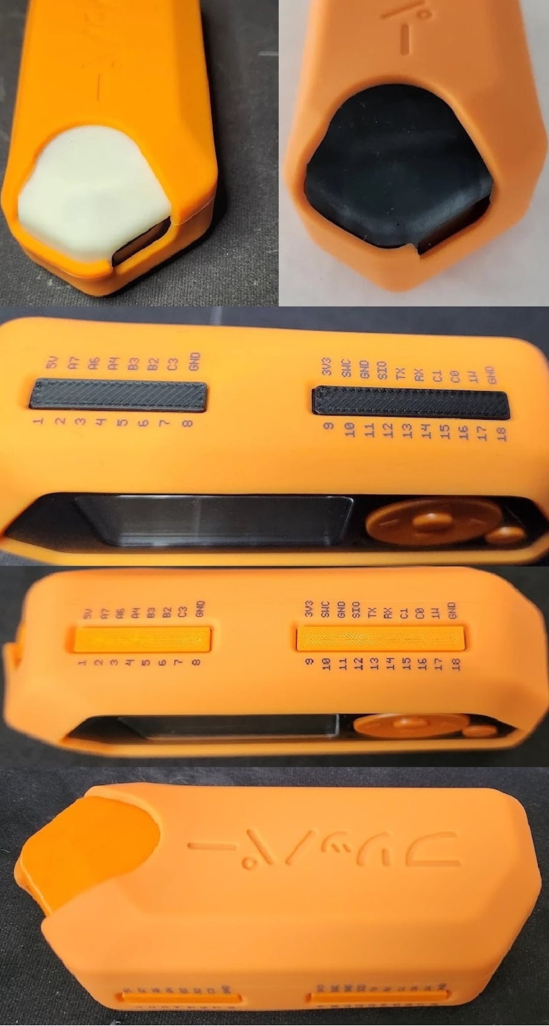 Flipper Zero Covers (POGO Pins, GPIO Sockets, or Wifi Board) in Black ...