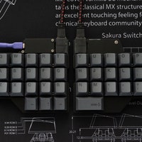 Pre-soldered Crkbd V3 Choc (corne Keyboard) Low Profile DIY Mechanical ...