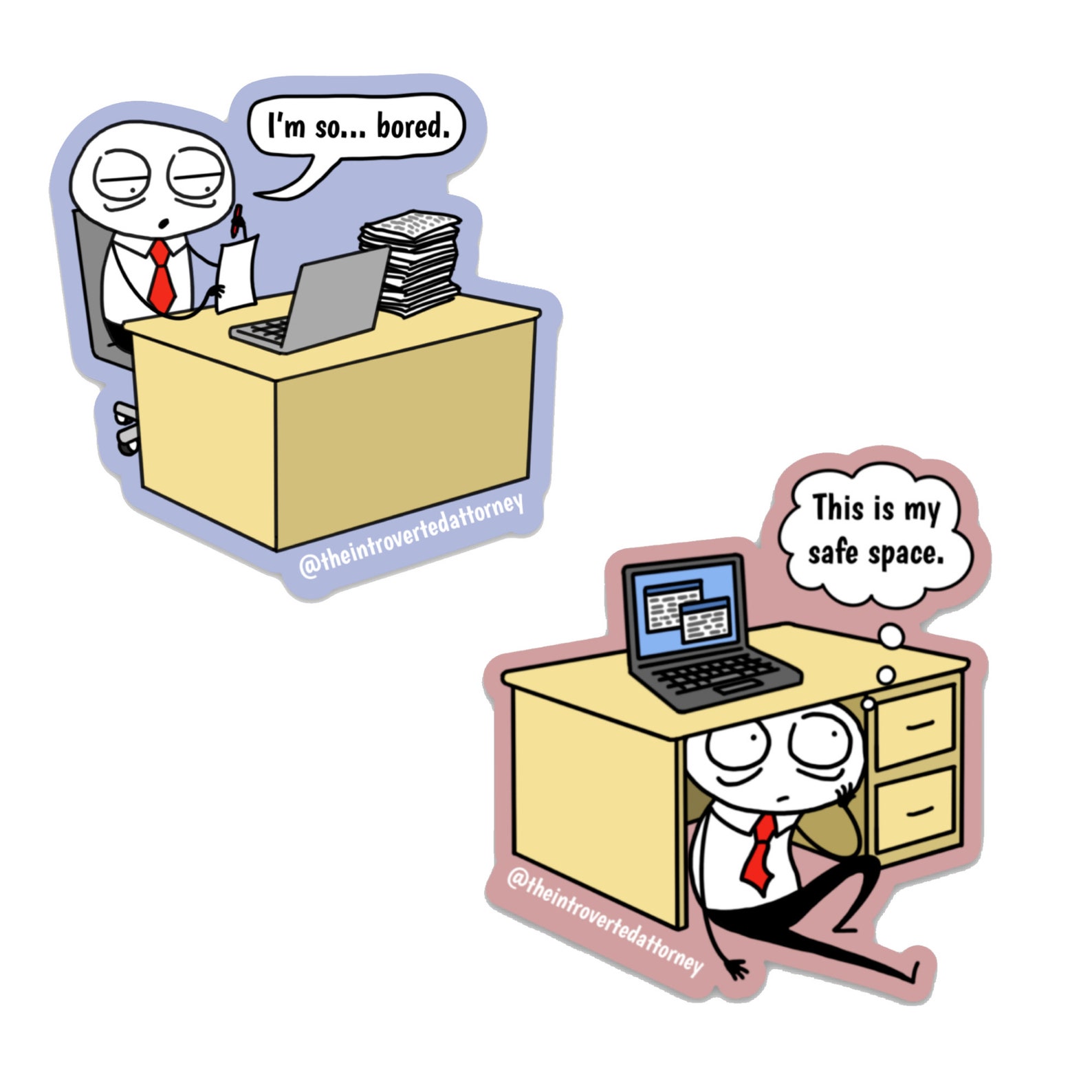 Funny Lawyer Sticker Pack Vinyl Stickers for Lawyers Die Cut Laptop ...