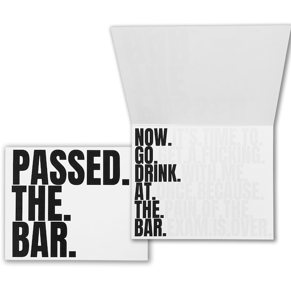 Congratulations Passing the Bar - Etsy