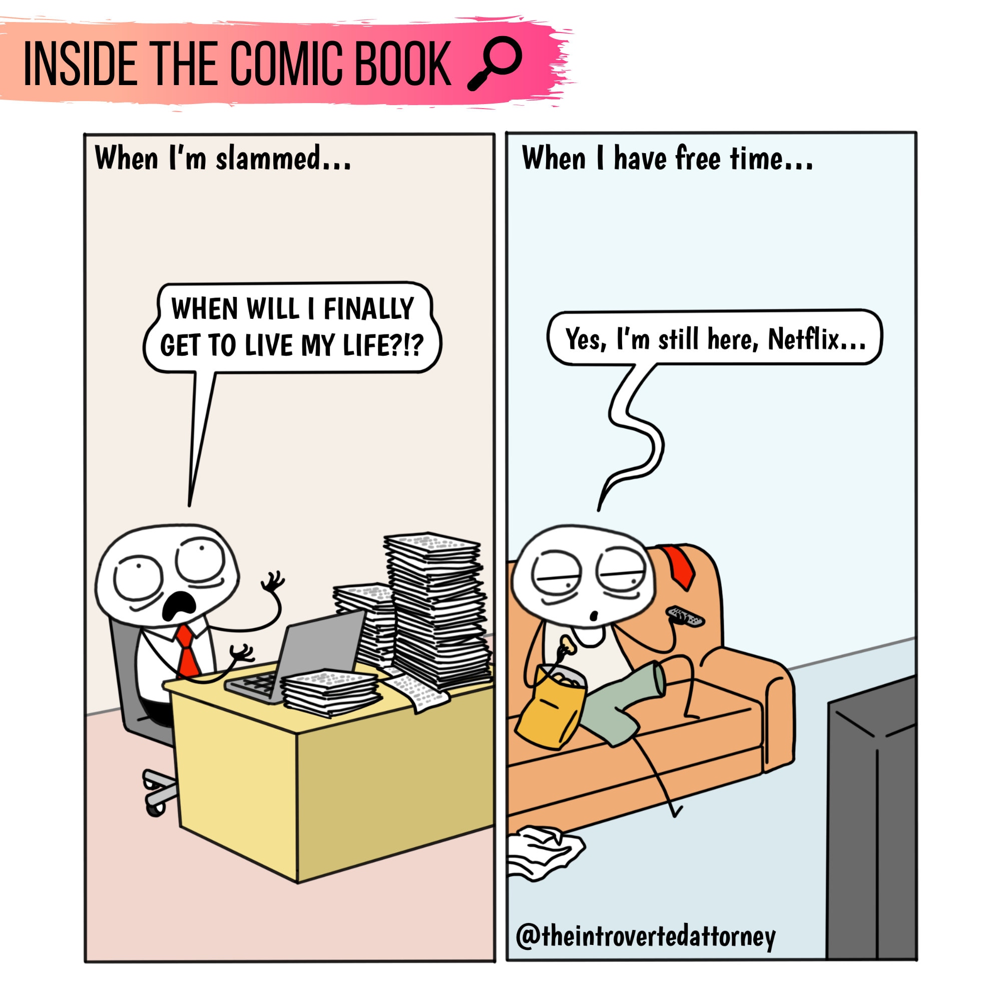 Wait, Why Am I Still Working Here? | Comics for When You Hate Your Job | Funny Lawyer and ...