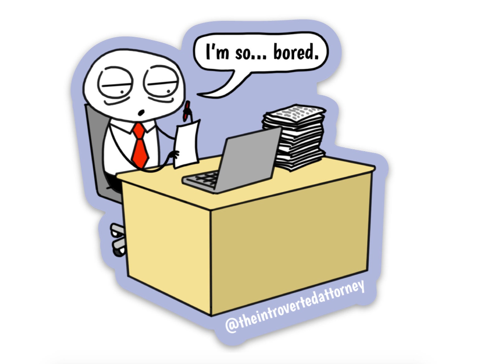 Funny Lawyer Sticker Pack Vinyl Stickers for Lawyers Die Cut Laptop ...