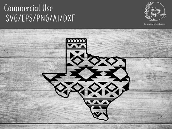 Aztec Texas SVG - Etsy