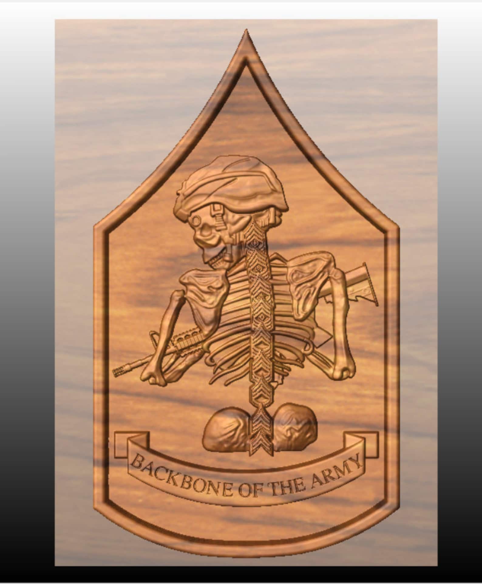 Backbone of the Army STL File - Etsy