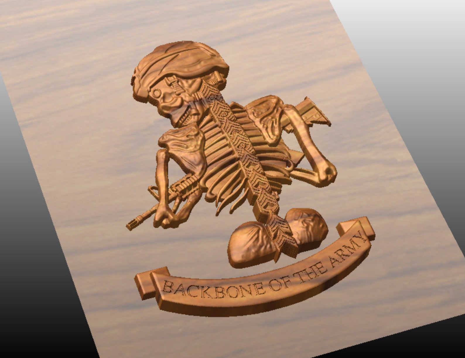 Backbone of the Army STL File - Etsy