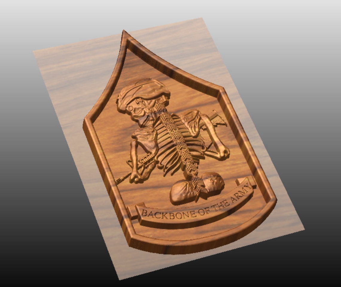 Backbone of the Army STL File - Etsy