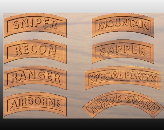 US Military O6 Collar Insignia 3D Stl File for CNC Router - Etsy