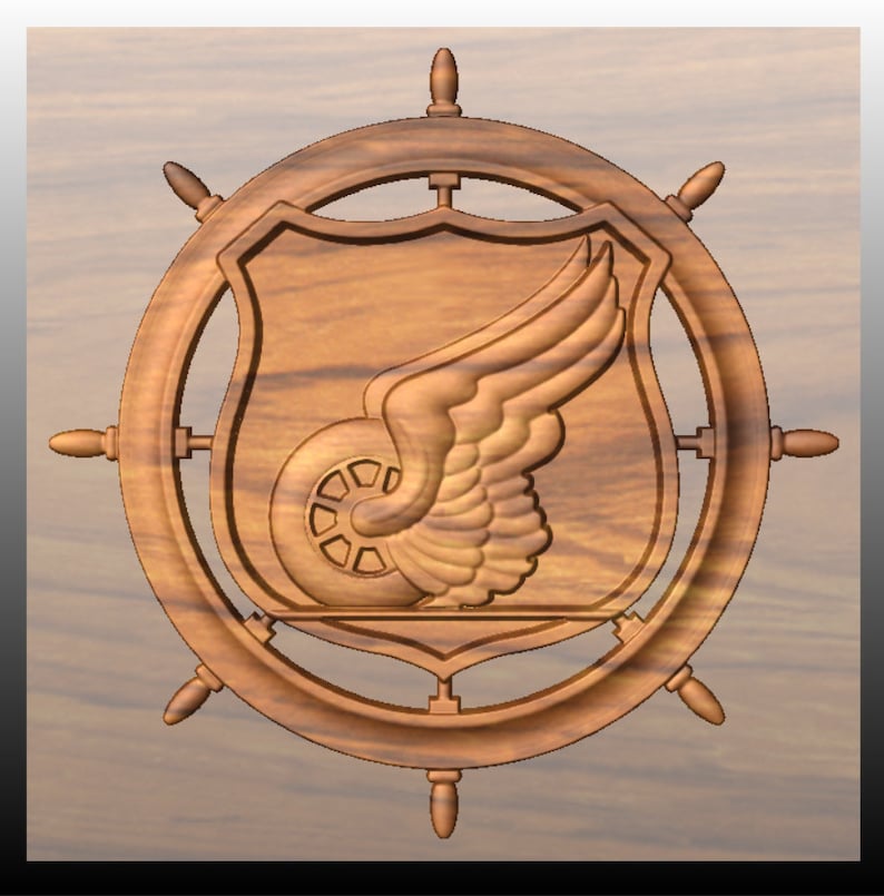 Transportation Branch Insignia STL File - Etsy