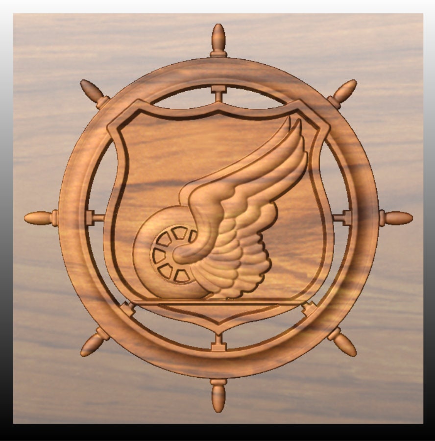 Transportation Branch Insignia STL File - Etsy