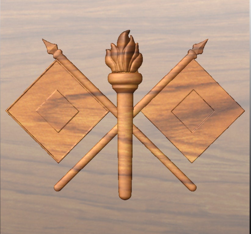 Signal Branch Insignia STL File - Etsy