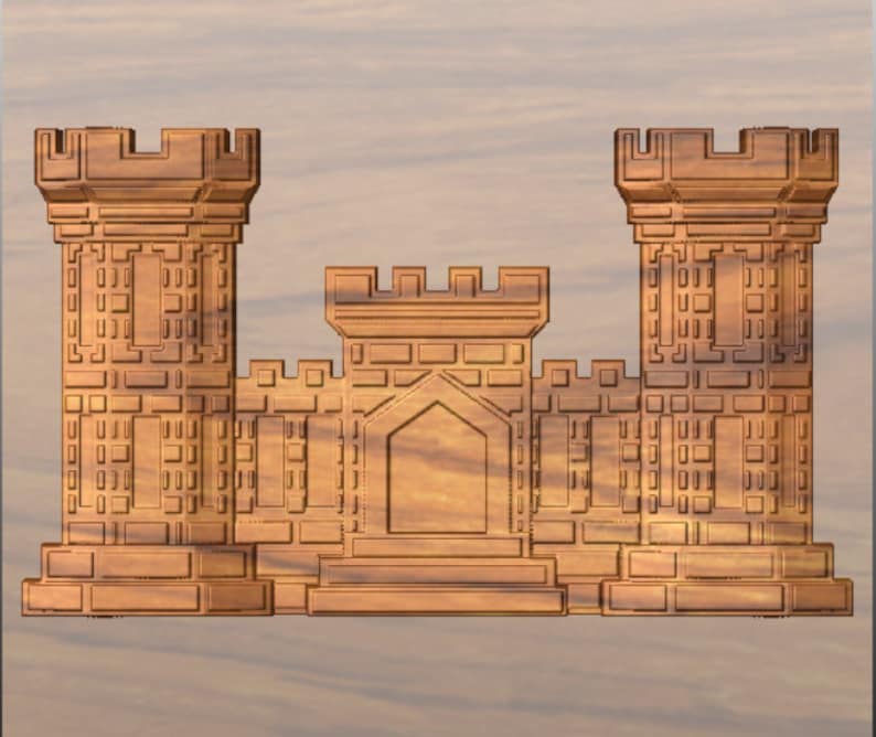 Engineer Branch Insignia STL File - Etsy