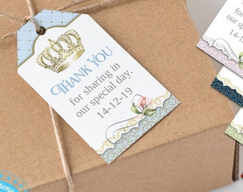 Crown Gift Tag - Etsy