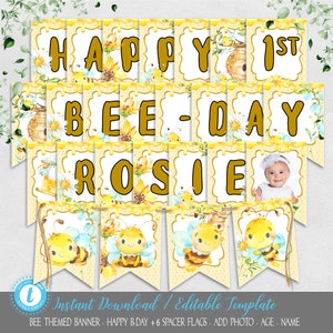 Bee Themed Chip Bag, Bumble Bee Chip Packet, Kids Bee-day Party Favor ...
