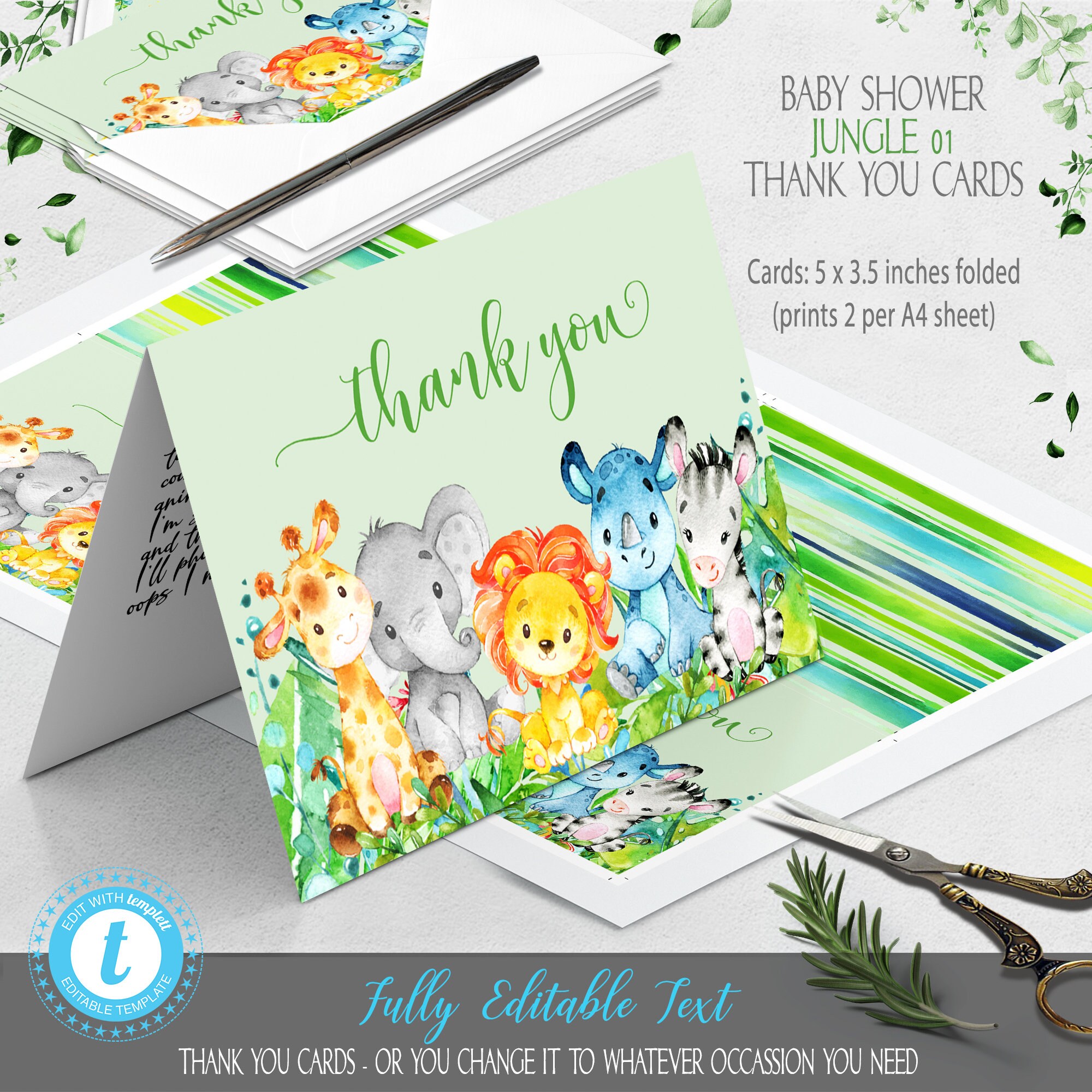 Editable Baby Shower Game: Baby Word Scramble Cute Jungle | Etsy