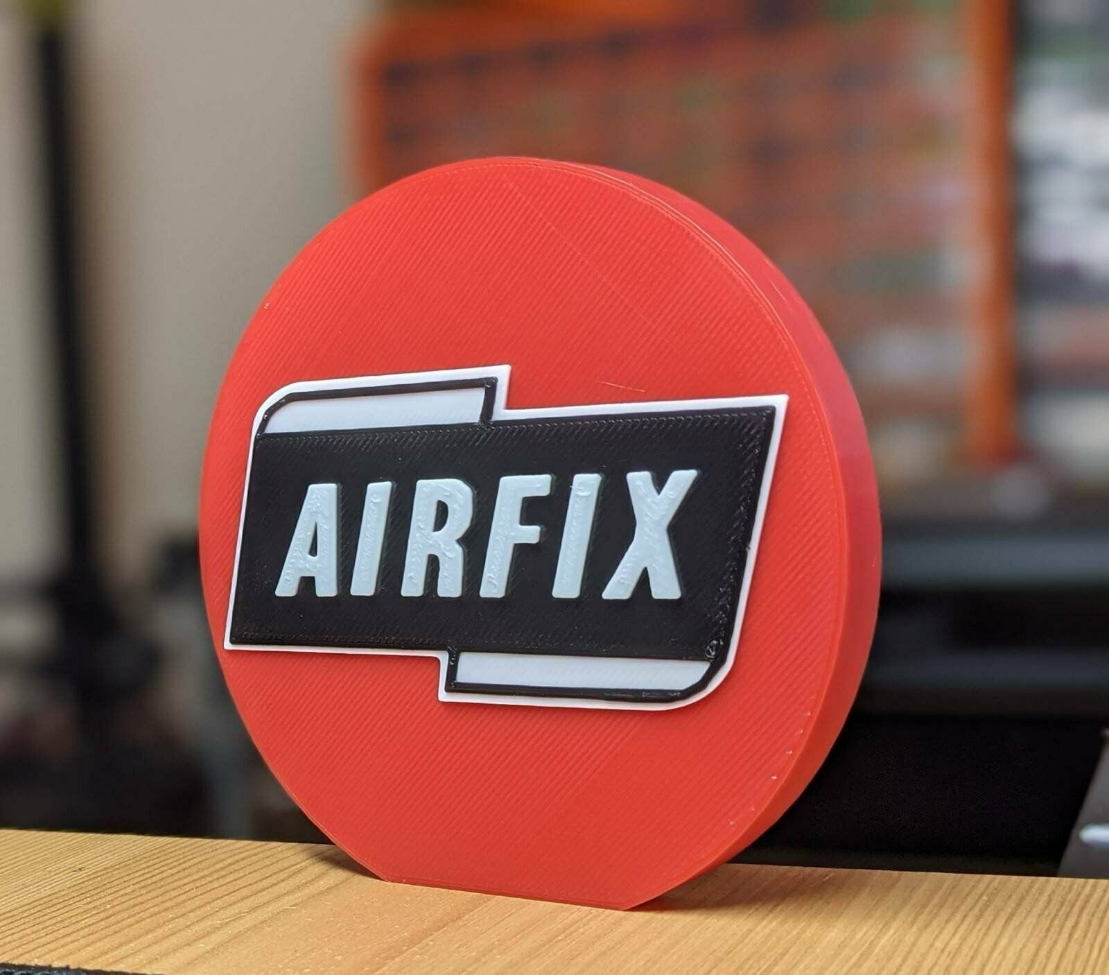 Decorative self standing airfix logo type 3 | Etsy