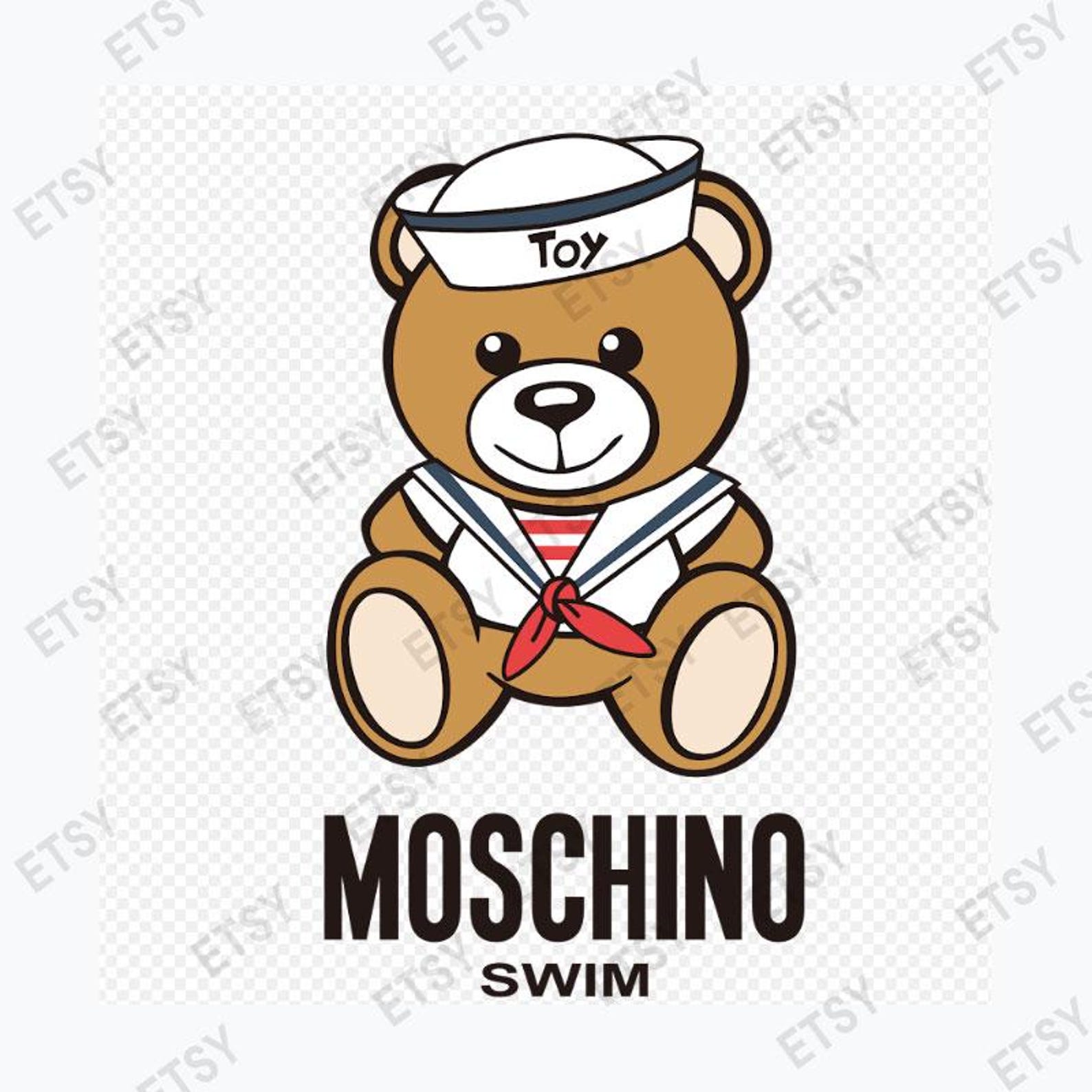 Brown Bear Moschino Png Download, High Resolution, Cartoon Bear Clipart ...