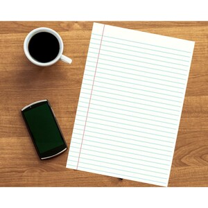 PRINTABLE : Classic Line Paper Printable | Student Notes | Notespad ...