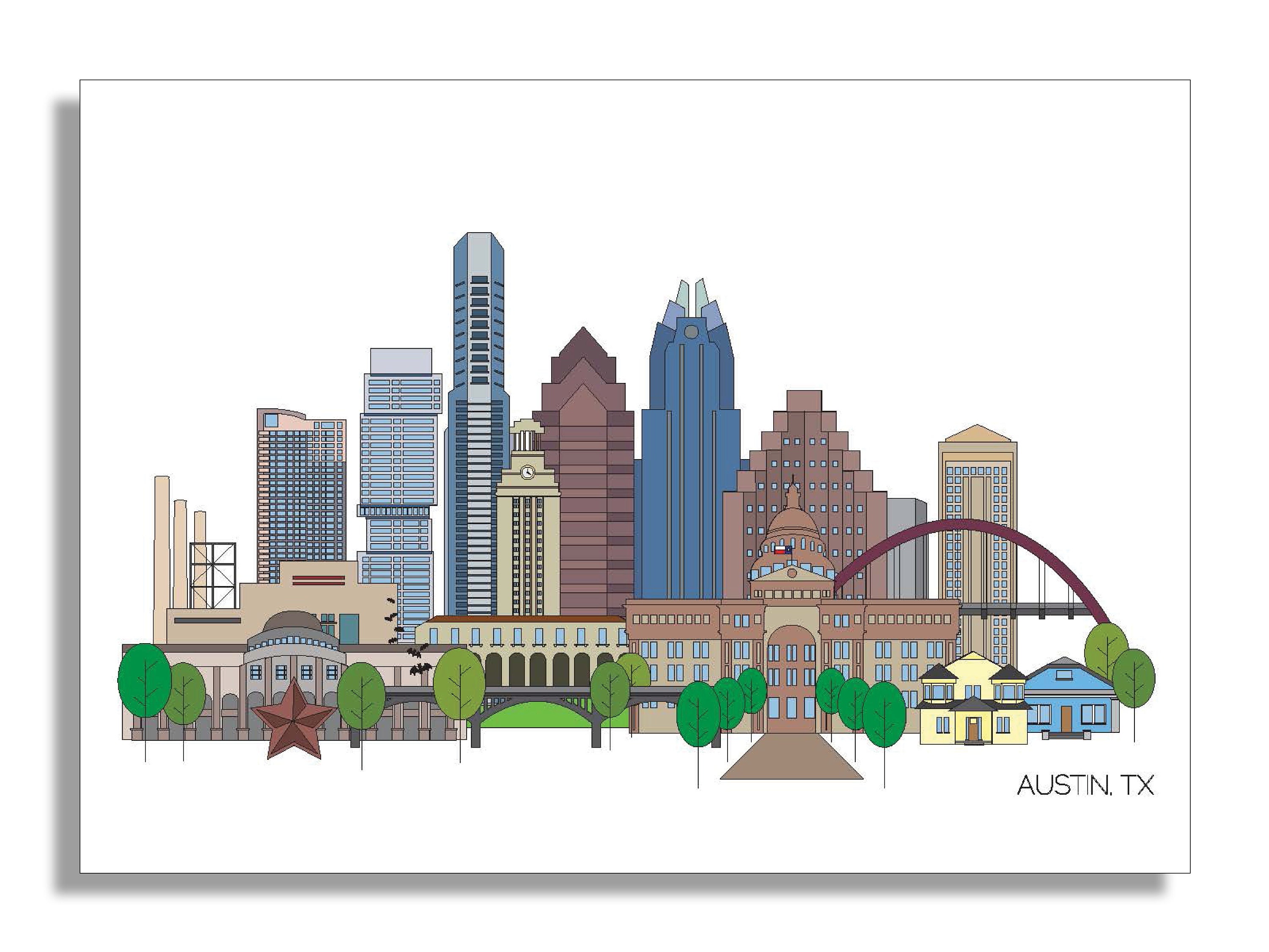 Austin Landmarks - Etsy