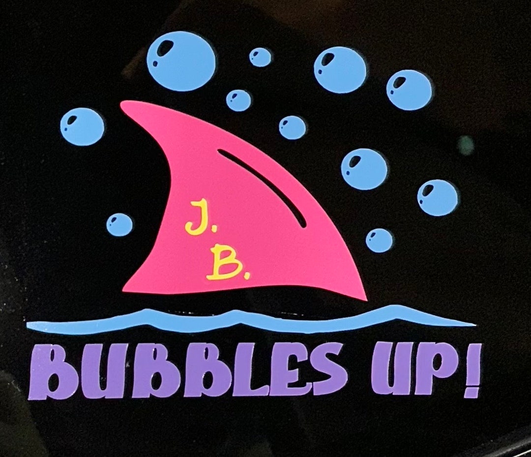 TROPICAL Jimmy Buffett Themed Car Decal/sticker “bubbles Up” 4 3/4 in X ...