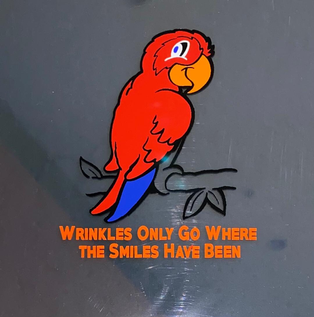 TROPICAL Jimmy Buffett themed window car decal/sticker | Etsy