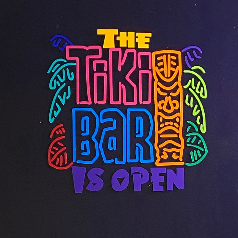 Open Bar Sticker - Etsy
