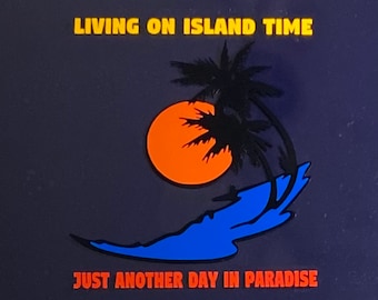 Island Time Sticker - Etsy