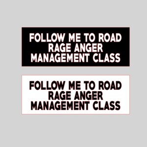 CUSTOM Tailgater, Tailgating Road Rage Diecut Car Decal OR Bumper ...