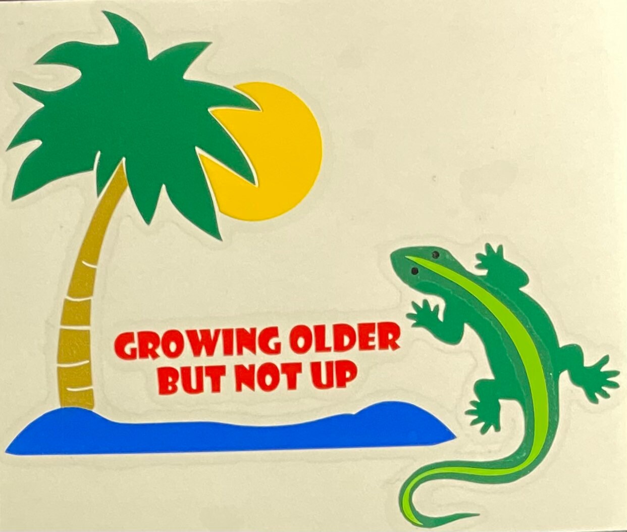 TROPICAL Jimmy Buffett Themed Window Car Decal/sticker Growing | Etsy