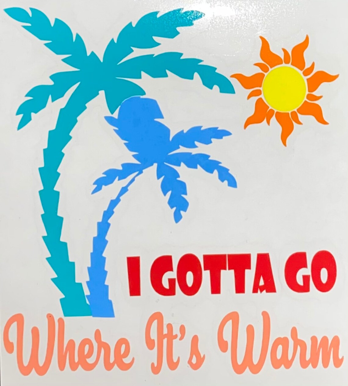 TROPICAL Jimmy Buffett Themed Decal/sticker I Gotta Go Where - Etsy