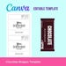Editable Chocolate Wrapper Template: Canva DIY Party Favor (digital ...