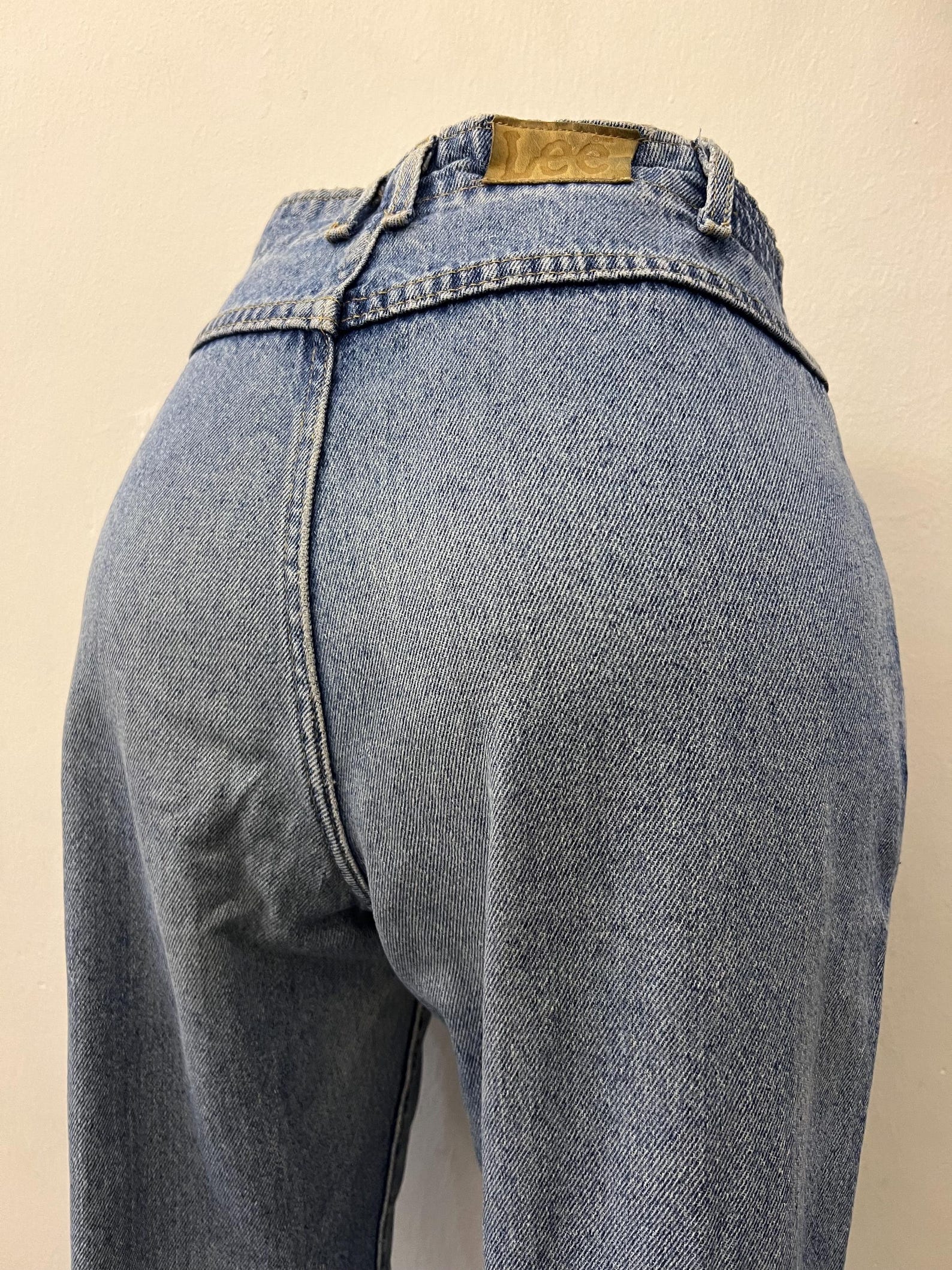 Vintage 90s Womens Pocketless Jeans Lee Rockies Highwaist Faded ...