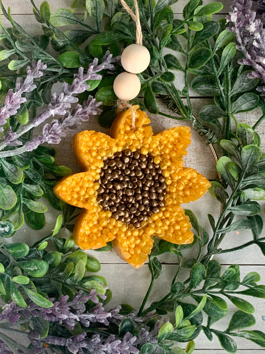 Sunflower Car Air Freshie Freshener Aromie - Etsy