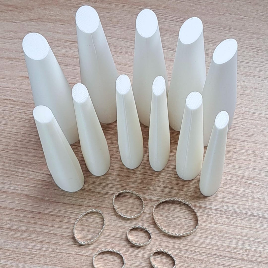 Oval Bezel Mandrel, Assorted Sizes, Stone Setting Mandrel, Cabochon ...