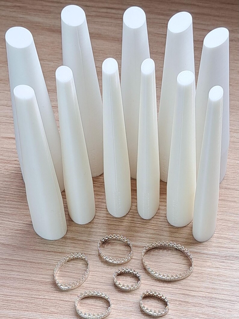 Oval Bezel Mandrel, Assorted Sizes, Stone Setting Mandrel, Cabochon ...