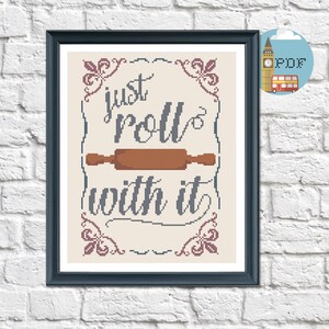 Kitchen Cross Stitch Patterns Set of Three Cooking Cross Stitch ...